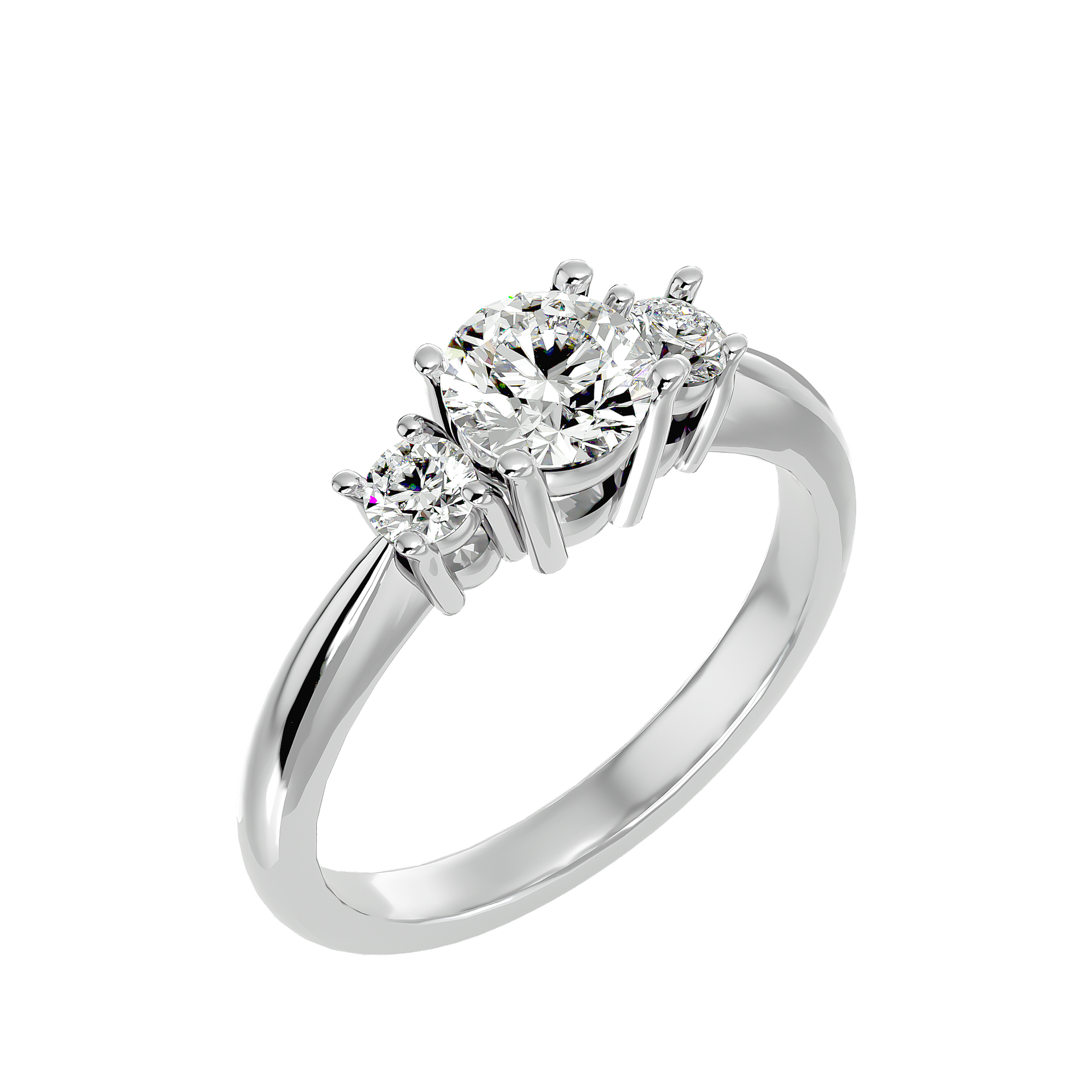 Primrose Tri Stone Ring