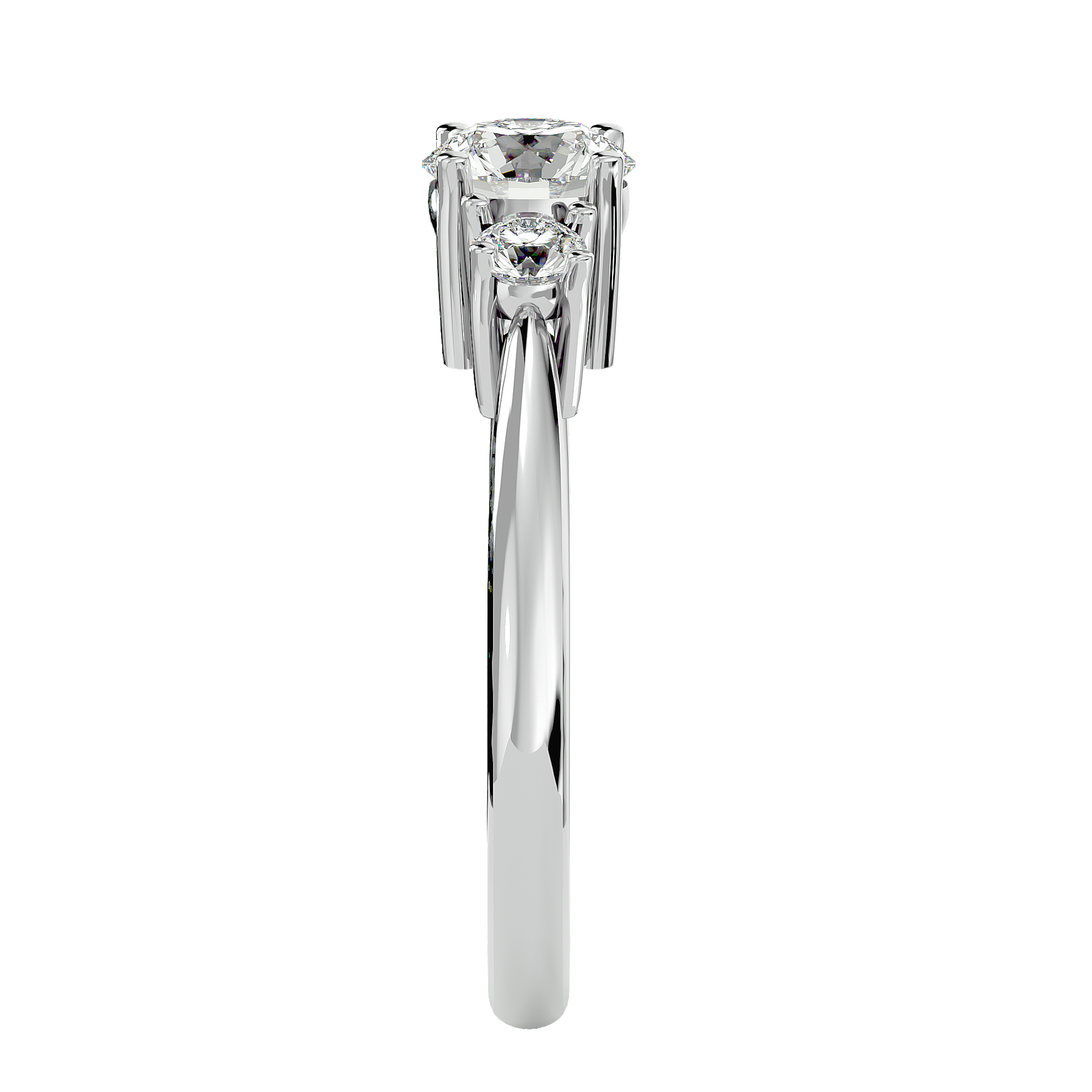 Primrose Tri Stone Ring